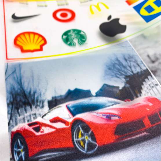 Print UV Mika Transparan